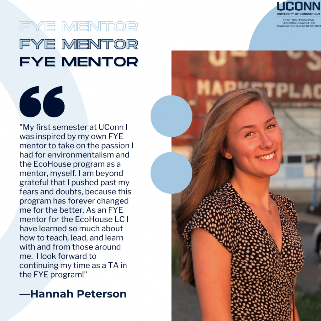 FYE Mentors | First Year Experience